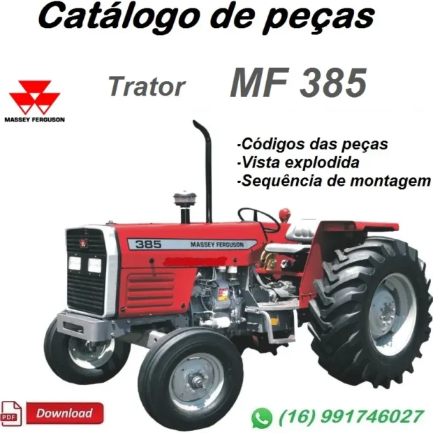 Catálogo De Peças Trator MF 385 - Massey Fergunson