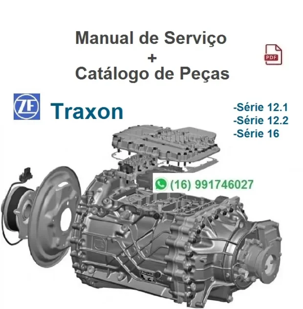 Manual De Serviço/ Catálogo de Peças - Traxon - ZF